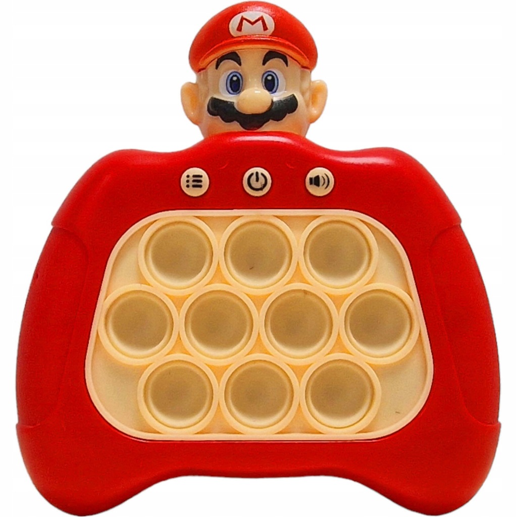 GRA ELEKTRONICZNA ZRĘCZNOŚCIOWA POP IT KONSOLA PUSH SUPER MARIO ...