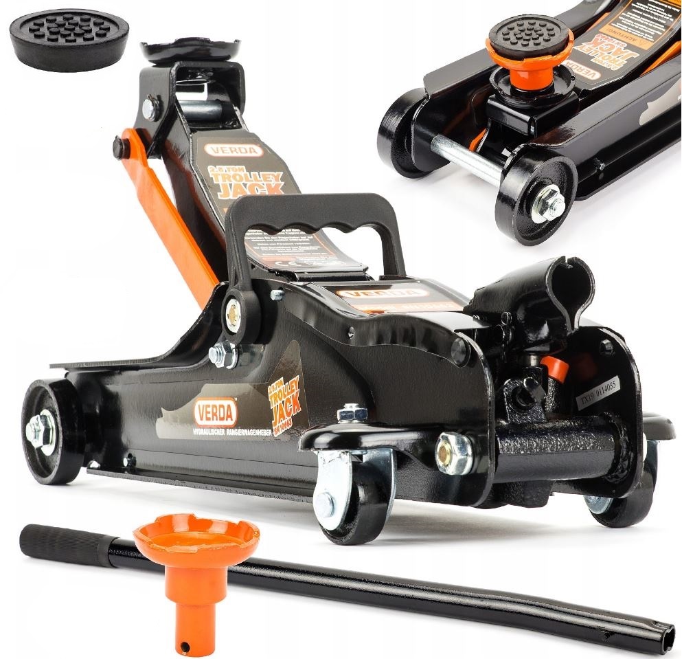 PODNOŚNIK SAMOCHODOWY LEWAREK WARSZTATOWY ŻABA LEWAREK LEWAR WINDA 2,5T ...