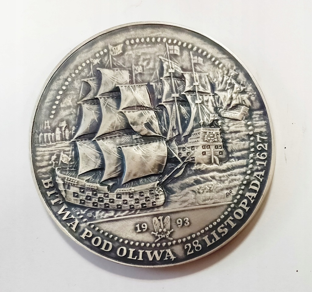 Medal Bitwa pod Oliwą Arend Dickmann - 12761629692 - oficjalne archiwum ...