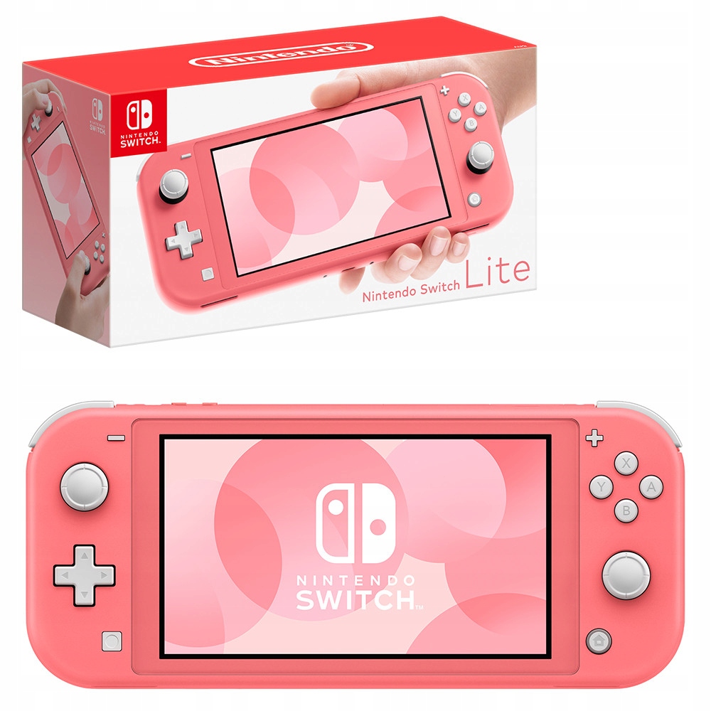 NINTENDO SWITCH LITE CORAL - ZESTAW SKLEP ! - 12378432290 - oficjalne ...