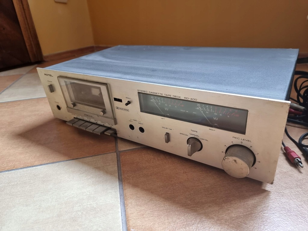 ROTEL RD-400 MAGNETOFON KASETOWY - 12537169849 - oficjalne archiwum Allegro