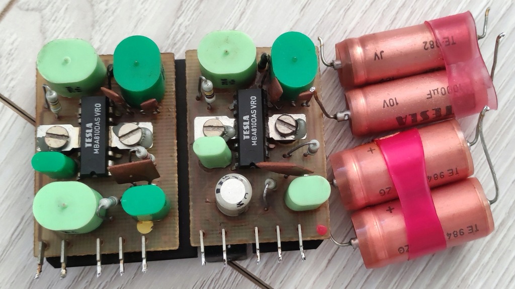 RMS DARIA płytki wzmacniacza mocy MBA810 UL1481 - 12939445610 ...