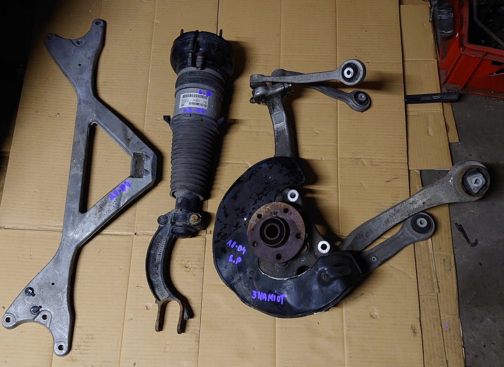 AMORTYZATOR ZWROTNICA LEWY PRZÓD AUDI A8 D4 4H0616039 - 14813439627 ...