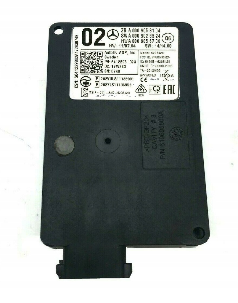 CZUJNIK RADAR MERCEDES SENSOR E-KLASA W212 W207 - 7969318732 ...
