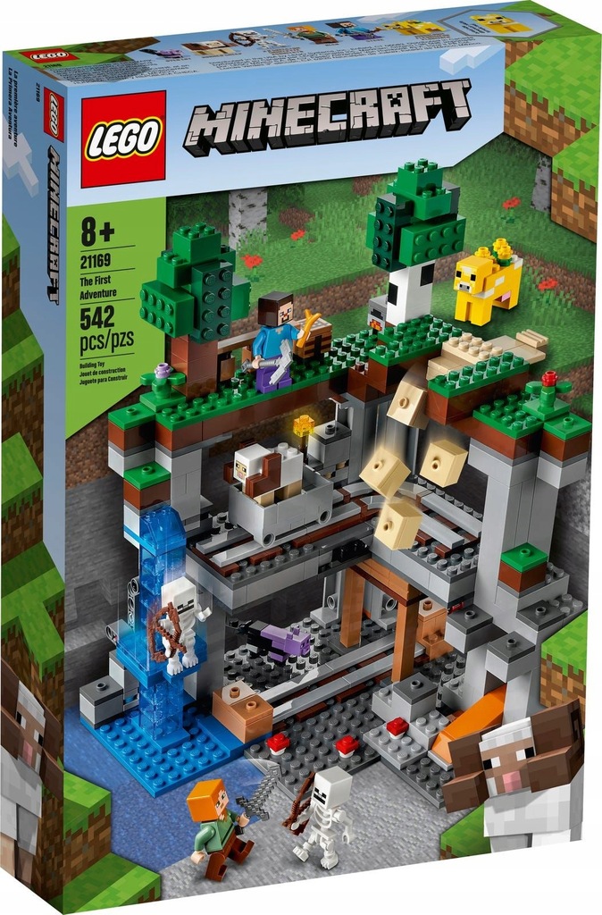 LEGO Minecraft 21169 Pierwsza przygoda - 11558007060 - oficjalne ...
