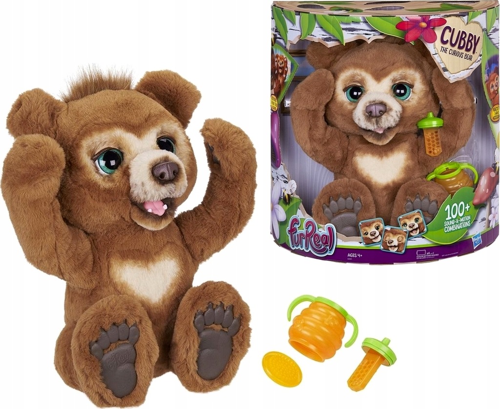 FurReal FRIENDS NIEDŹWIADEK INTERAKTYWNY MIŚ CUBBY - 8550950663 ...