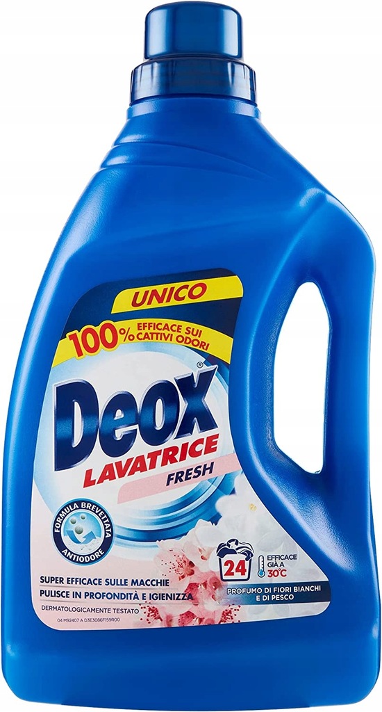 Deox PŁYN DO PRANIA 24 PRANIA 1,2l - 13078039952 - oficjalne archiwum Allegro