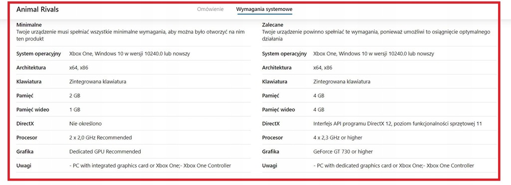 Купить Animal Rivals PL @ Xbox One + КОД ключа WINDOWS 10: отзывы, фото и характеристики на ...