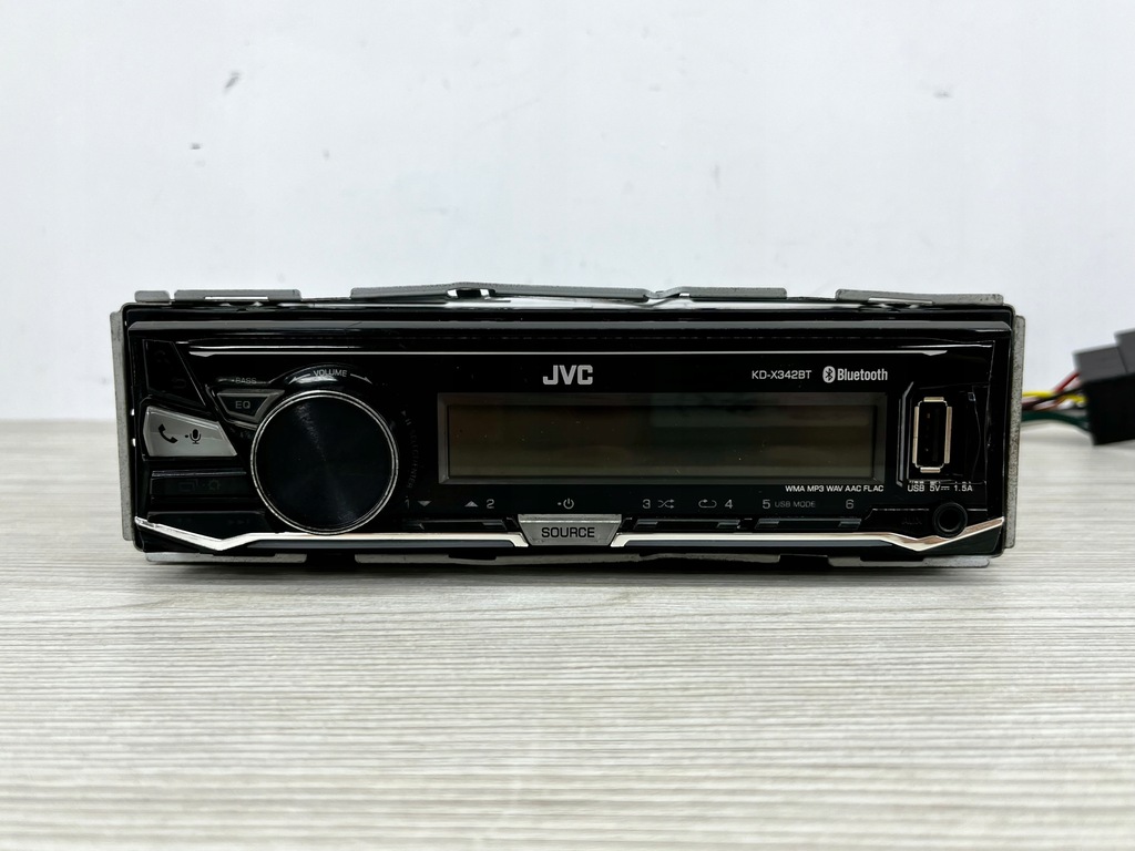 Radioodtwarzacz JVC KD-X342BT 1-DIN 4 x 50 W - 13898317395 - oficjalne archiwum Allegro