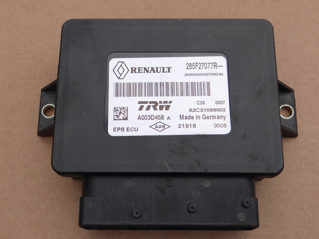 MODUŁ HAMULCA RĘCZNEGO RENAULT SCENIC III - 13359484625 - oficjalne archiwum Allegro