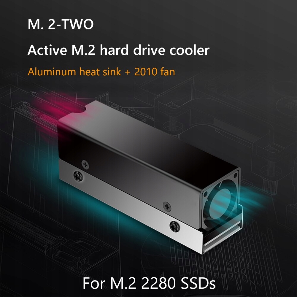 M.2 SSD NVMe Radiator M2 2280 dysk półprzewodnikow - 12640043237 ...