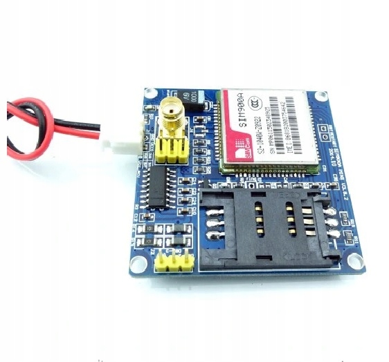 Moduł GSM GPRS SIM900A mini V3.8.2 z anteną - 11049344465 - oficjalne ...
