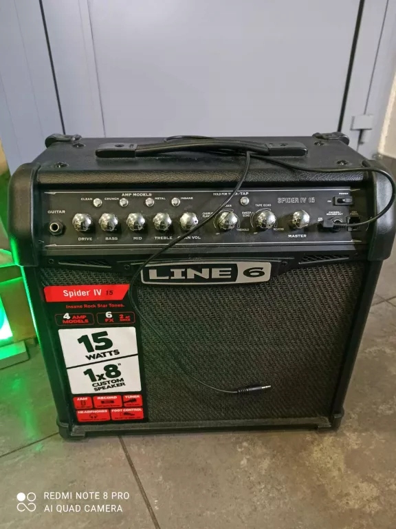 WZMACNIACZ GITAROWY LINE 6 SPIDER IV 15 - 15156758107 - oficjalne ...