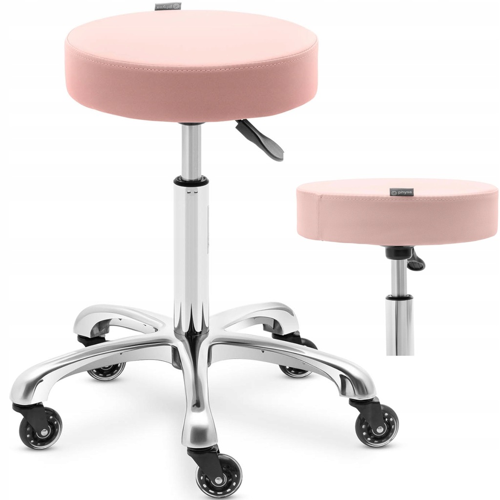 Taboret stołek kosmetyczny obrotowy na kółkach WOL - 13901504665 ...