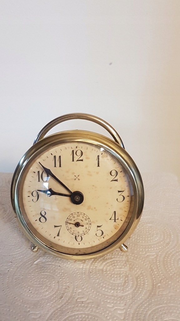 Stary budzik HAU Kleine Luxor miniatura 1924r - 12490253249 - oficjalne ...