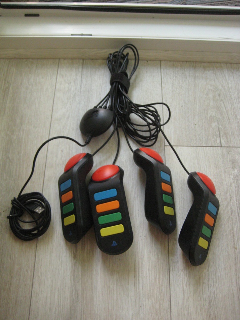 ORYGINALNE SONY BUZZ BUZZERY PRZEWODOWE PS2 PS3 - 10863760989 ...