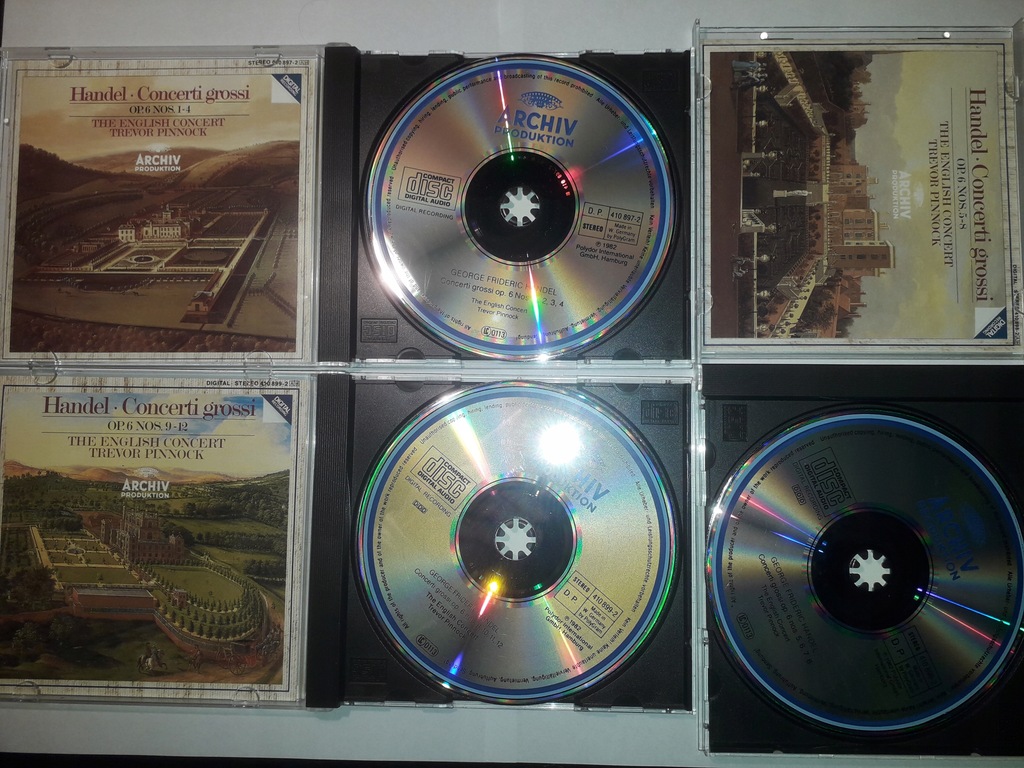 Handel - Concerti Grossi op. 6 / Pinnock / 3 cd - 12599941588 - oficjalne archiwum Allegro