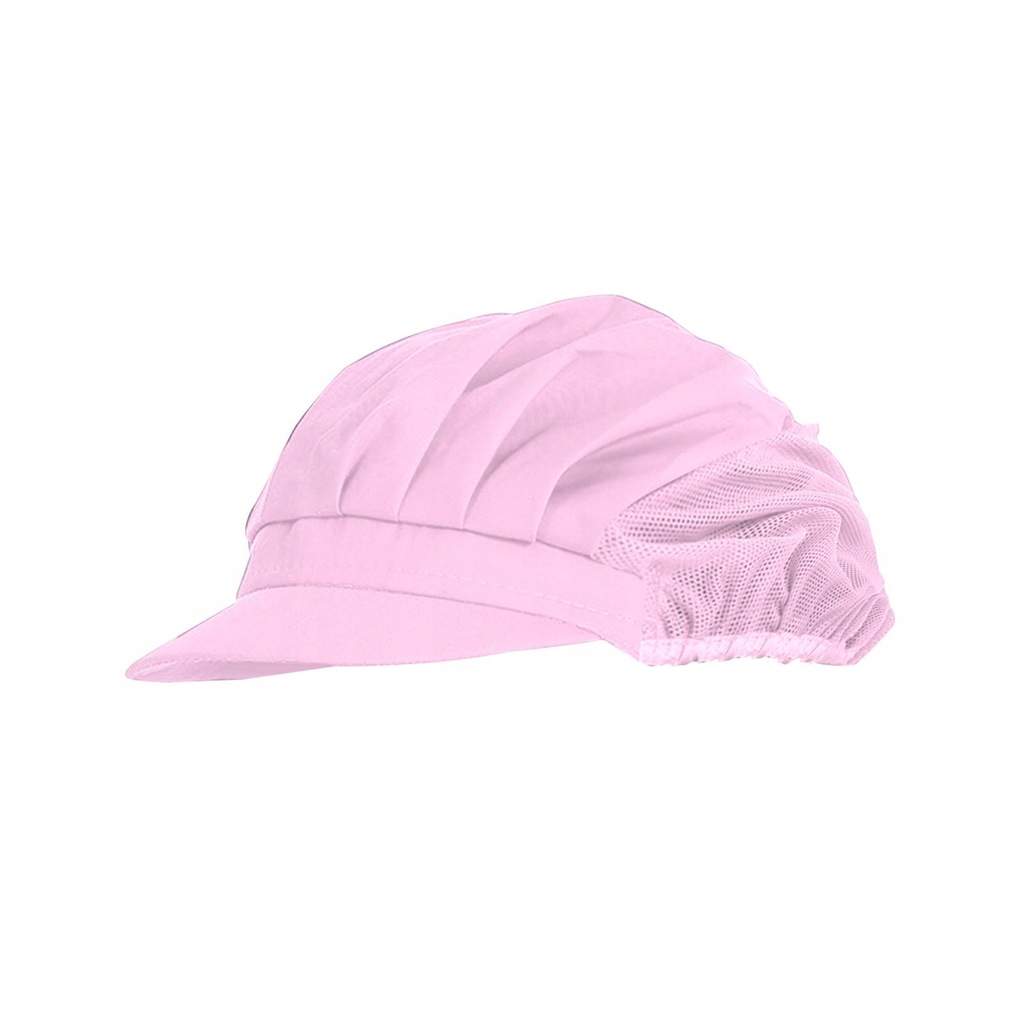 Chef Hat Mesh Food Service Baker Cap Portable Skin Friendly Pink Half ...