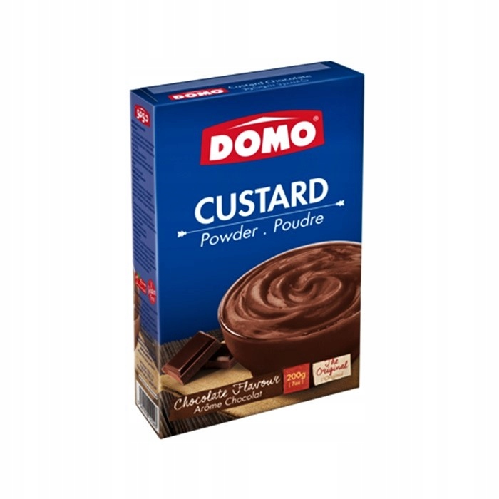 Custard krem angielski czekoladowy 200g DOMO - 13775231692 - oficjalne ...