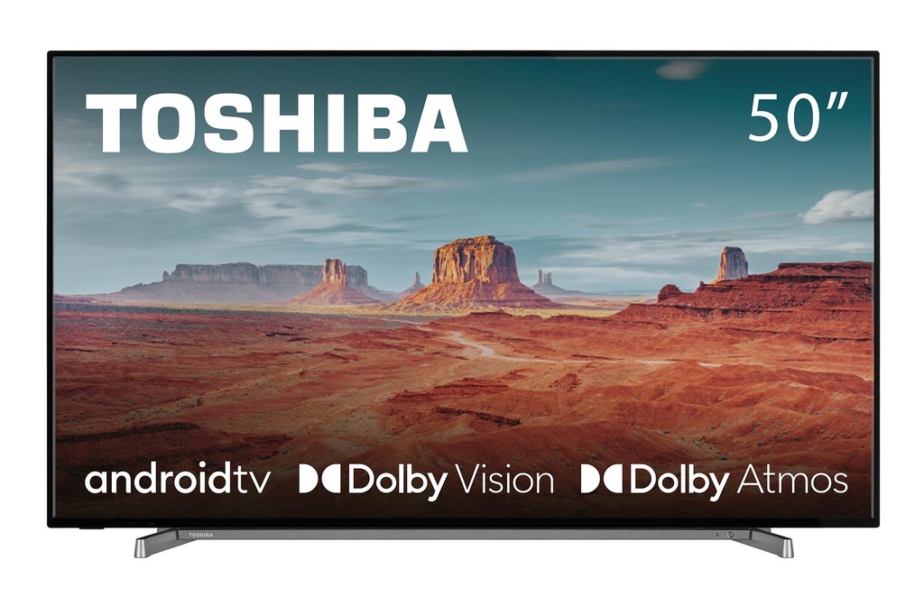 Android TV 50" Toshiba 50UA2D63DG 4K Dolby DVB-T2 HEVC Onkyo HDR10 HLG ...