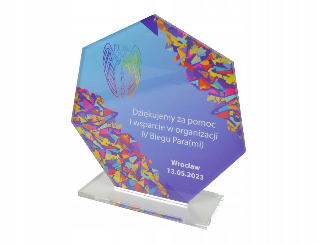 Купить Персонализированная статуэтка из прозрачного оргстекла, УФ ...