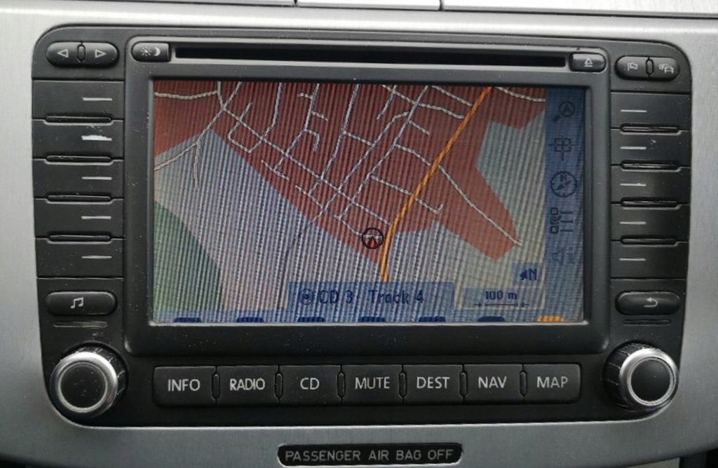 VW Mapa nawigacji Volkswagen MFD2 RNS2 2019/2020 - 9796795961 ...