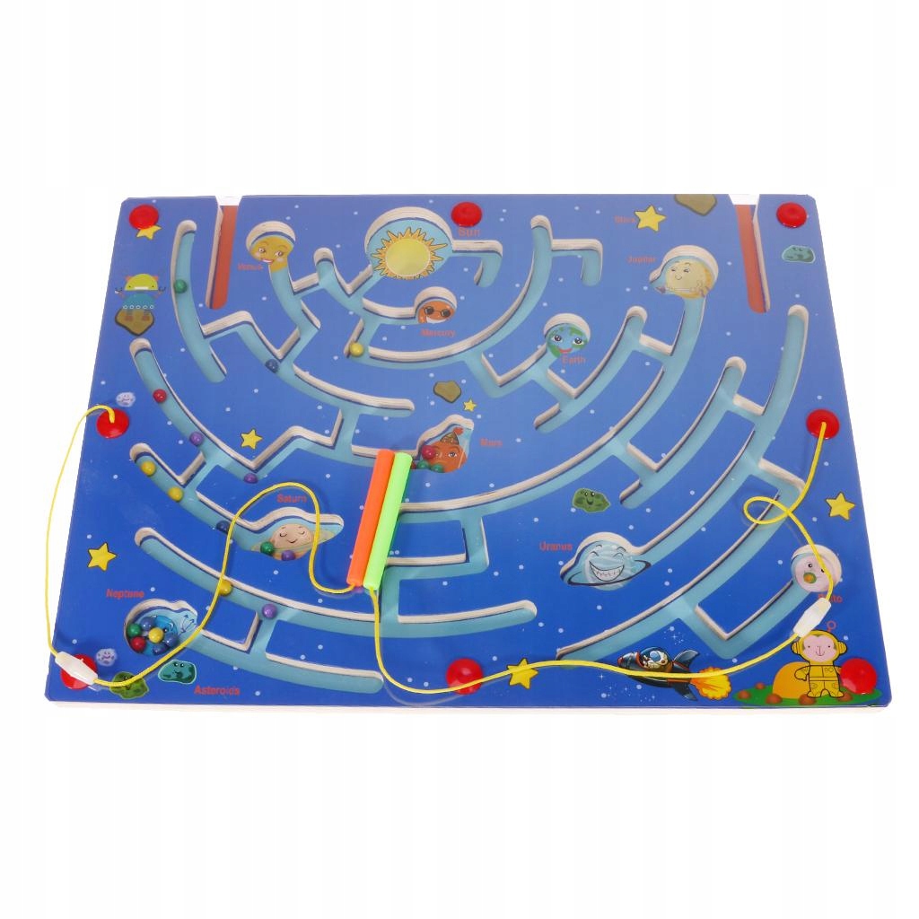 Magnetic Maze Pen Labyrinth Magnet Beads Slot Maze - 13840558820 - oficjalne archiwum Allegro