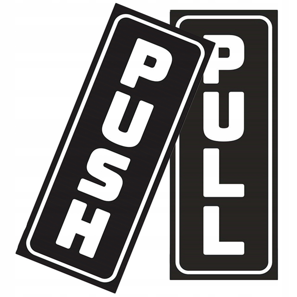 SLIDING DOOR LOGO STICKER DOOR STICKERS DOOR SIGN FOR HOME PULL PUSH ...