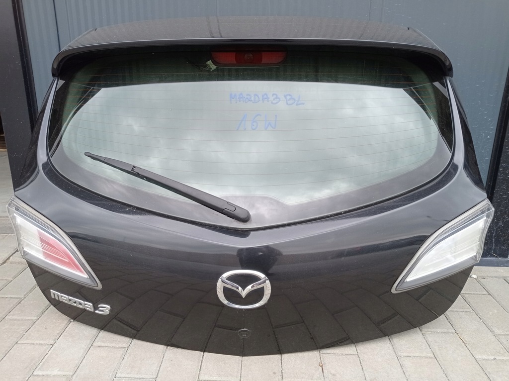 KLAPA BAGAŻNIKA MAZDA 3 BL HB 09-13 16W KOMPLETNA - 13930332543 ...
