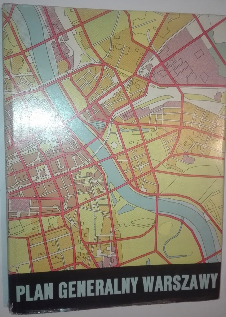 PLAN GENERALNY WARSZAWY - 10086265683 - oficjalne archiwum Allegro