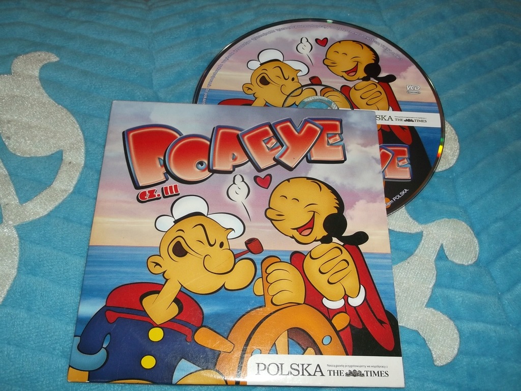 POPEYE cz.3 - 6 bajek - VCD STAN jak nowa - Papaj - 13152507659 ...