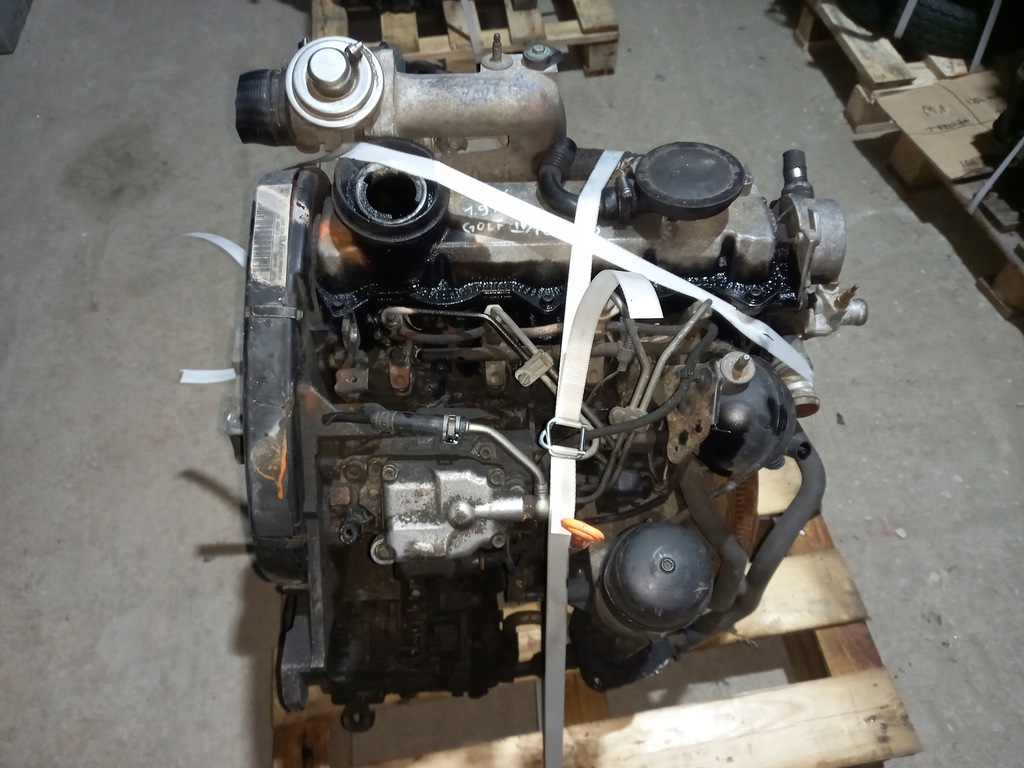 SILNIK 1.9 TDI ASV 110KM GOLF IV LEON A3 NEW BEETLE KOMPLETNY DO ...
