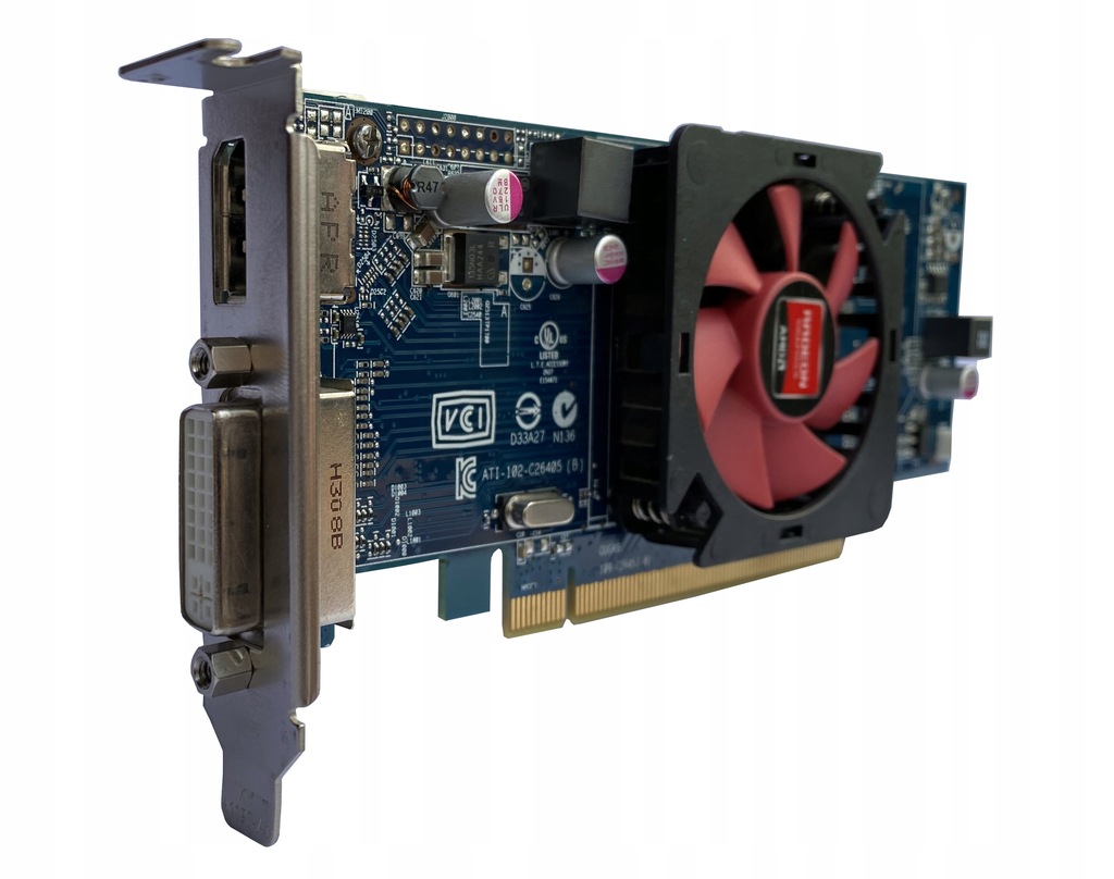 Karta graficzna AMD ATI Radeon HD 6450 1GB DDR3 DP DVI - 14377870805 - oficjalne archiwum Allegro