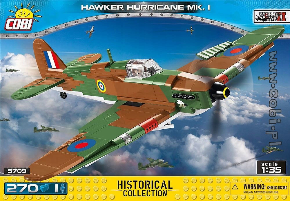 Klocki Cobi Myśliwiec Hawker Hurricane Mk. I 5709 - 11744332173 ...