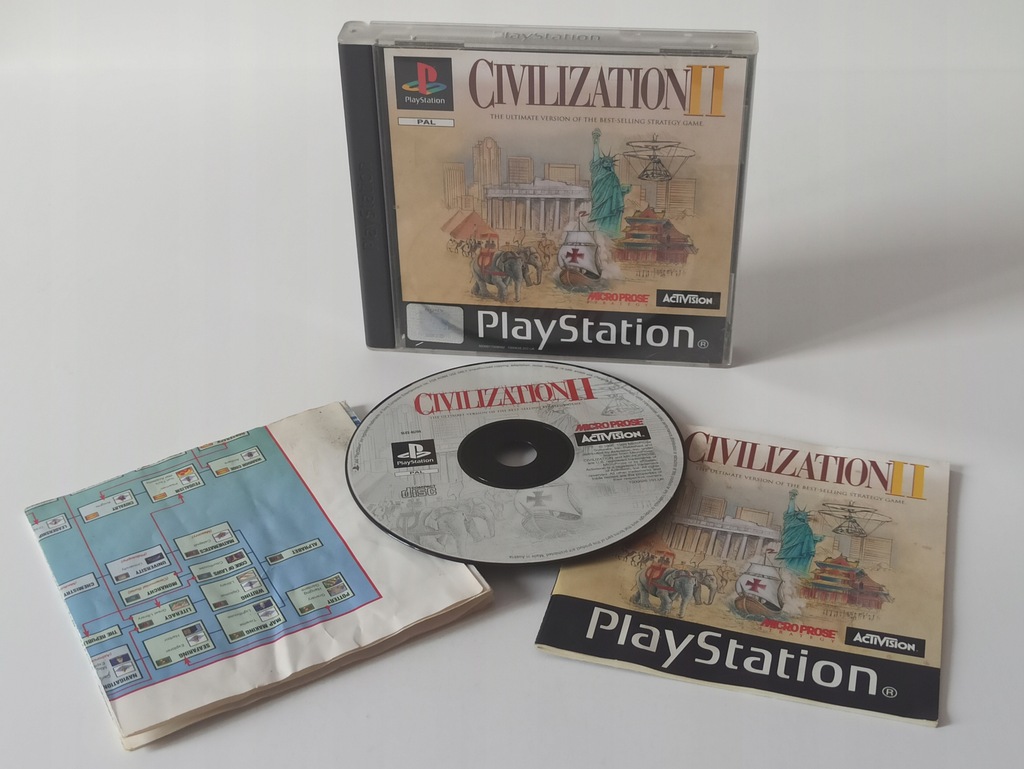 CIVILIZATION II + mapa psx ps1 bcm od 1zł - 12742340991 - oficjalne ...