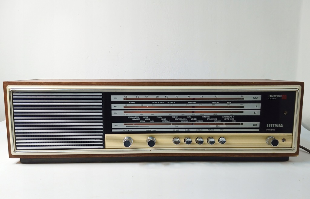 PRL Radio Unitra Diora LUTNIA DMT-452 11603 - 12849962159 - oficjalne ...