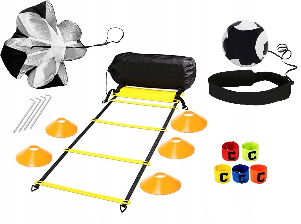 PROFESIONALNY DUŻY ZESTAW PIŁKARSKI TRENINGOWY - 12776066041 ...