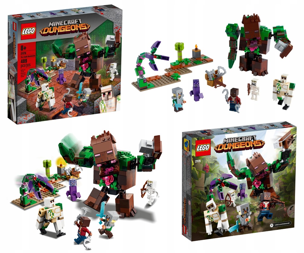 Купить LEGO MINECRAFT 21176 Ужас Джунглей В ПОДАРОК: отзывы, фото и ...