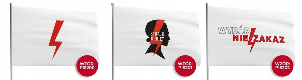 FLAGA 80x50 STRAJK PROTEST ANTY PIS 8 GWIAZD Wzory - 11920858707 ...
