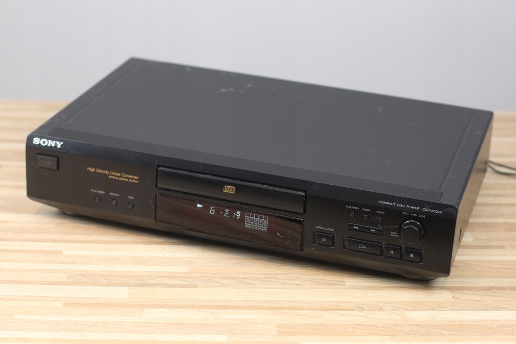 Sony CDP-XE 220 odtwarzacz cd , opis - 14940275208 - oficjalne archiwum Allegro