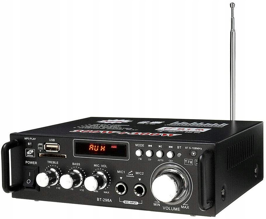 Cyfrowy wzmacniacz mocy 600W Bluetooth stereo - 9573955188 - oficjalne archiwum Allegro