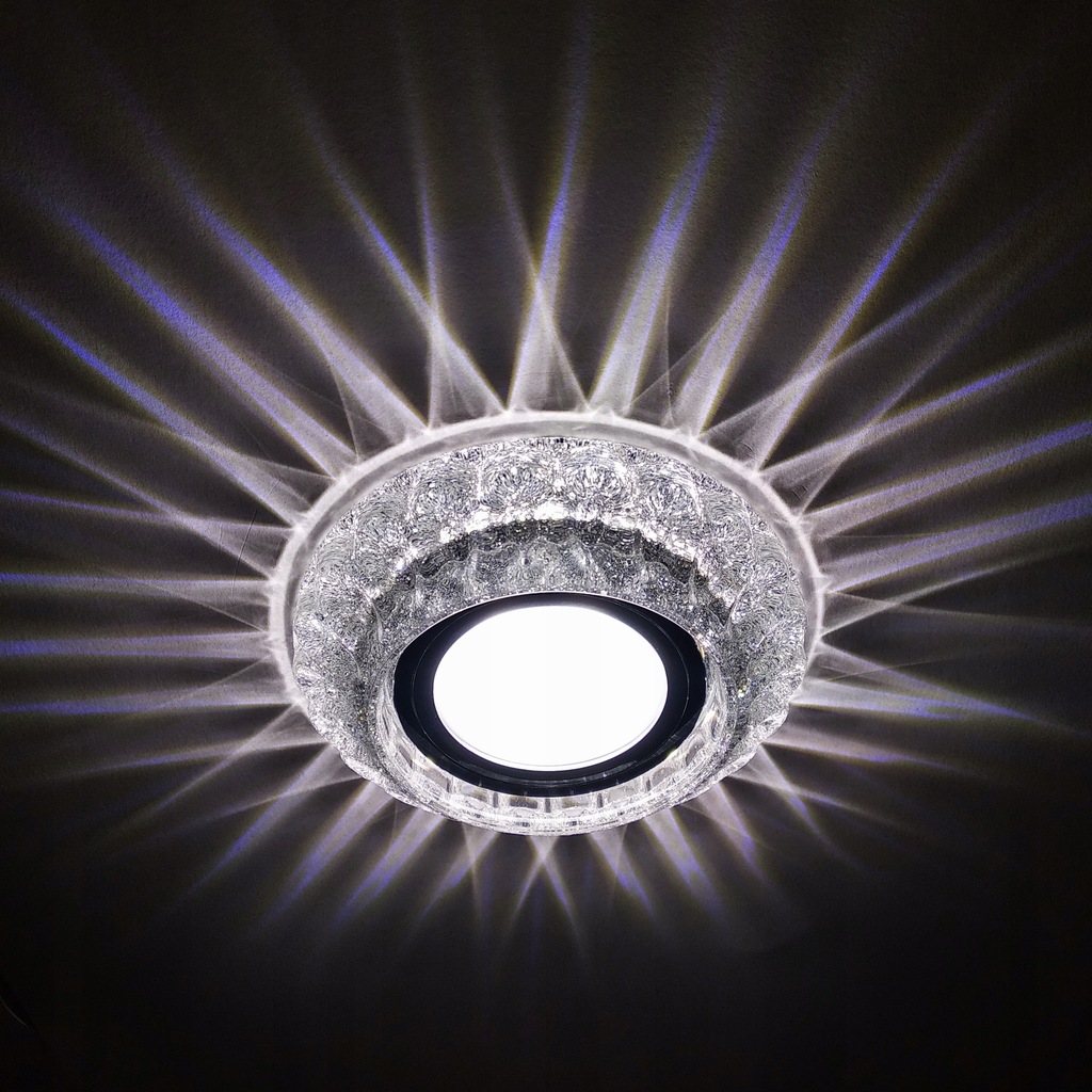 Oprawa sufitowa halogenowa szklana+TAŚMA LED GU10 - 9733829508 ...