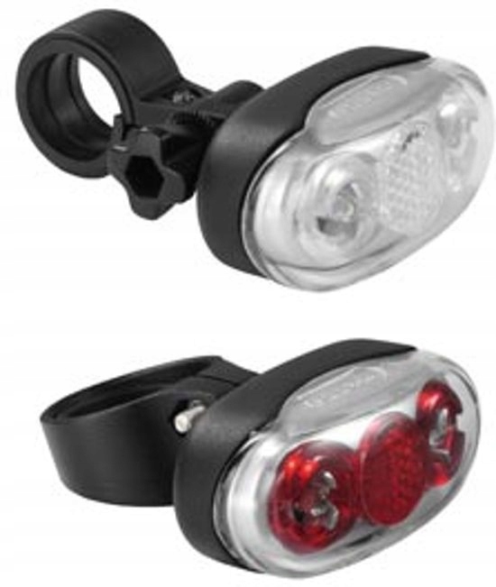 AXA Micro-Scope set komplet lamp rowerowych - Kr - 7771723087 ...