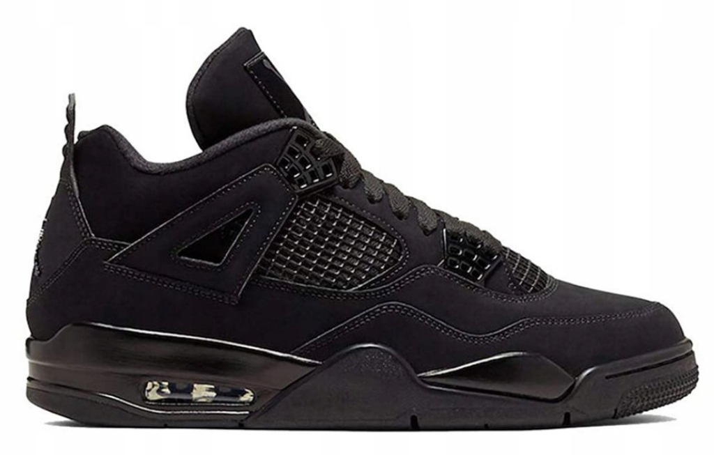 Buty Jordan 4 Retro Całe Czarne r. 43 - 13268397304 - oficjalne ...