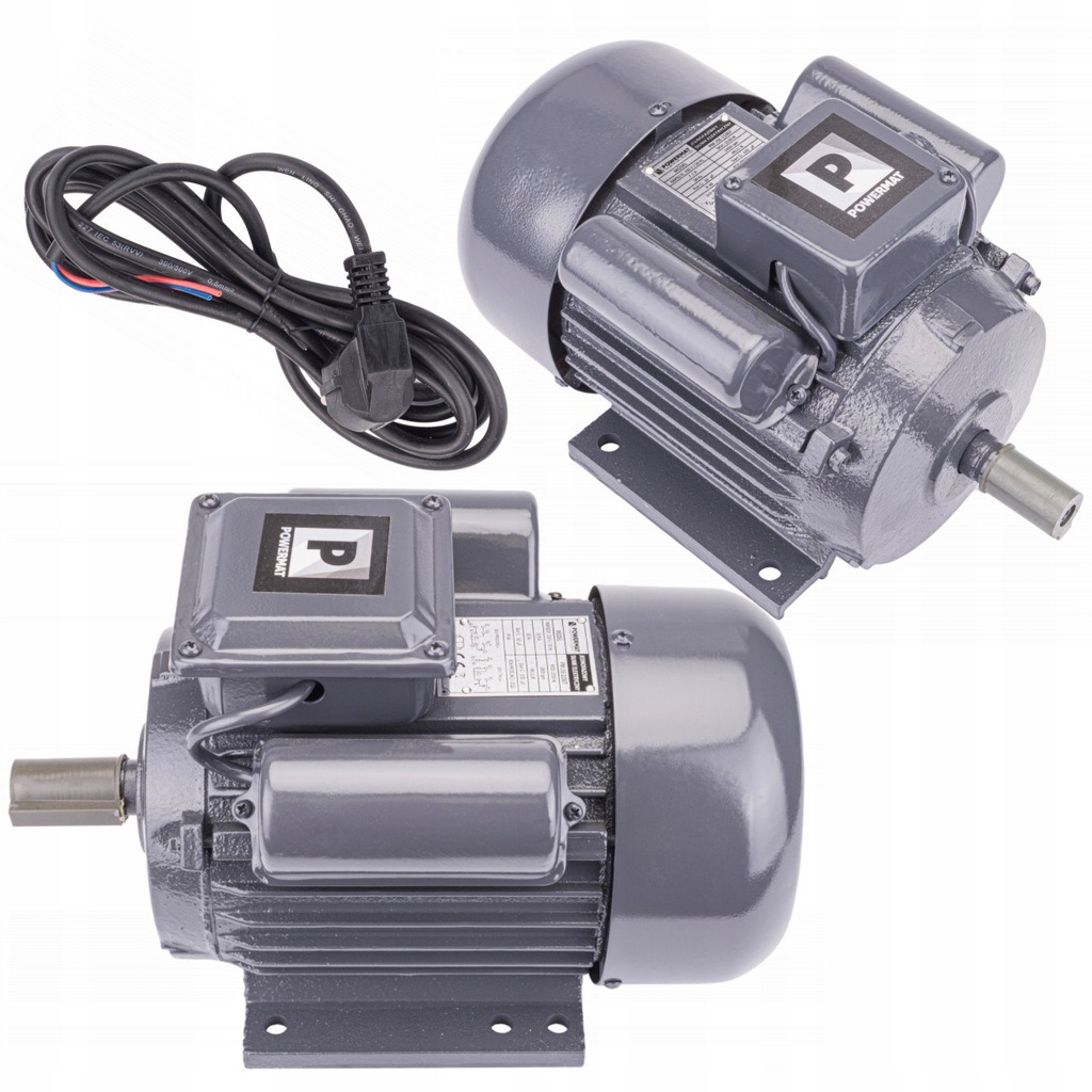 SILNIK ELEKTRYCZNY JEDNOFAZOWY 2,2kW 2800RPM 230V - 12647088346 - oficjalne archiwum Allegro