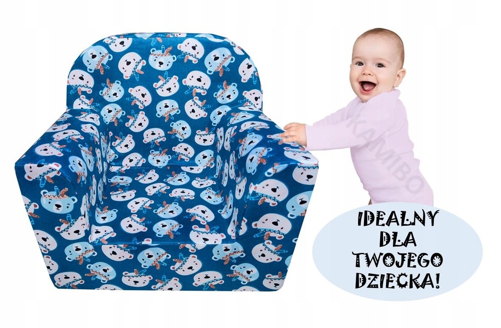 FOTEL PIANKOWY, FOTELIK,PUFA,SOFA DLA DZIECI WZORY - 11847220796 ...