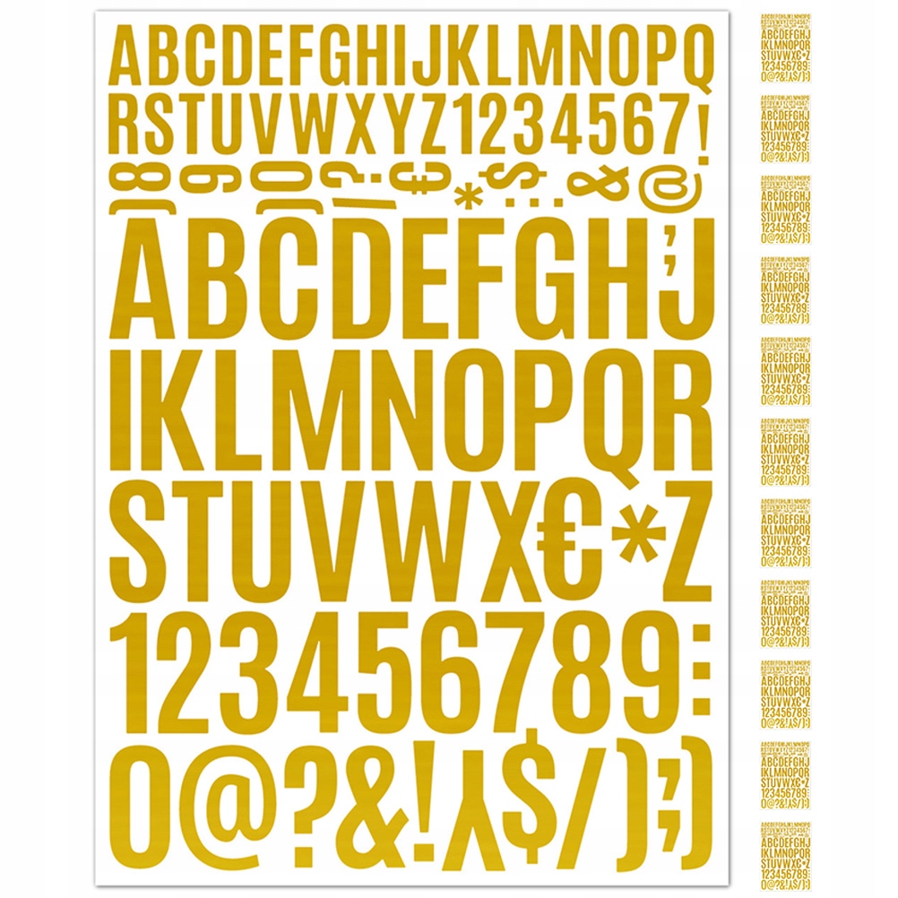 Sticker by Letter Stickers Mailbox Decals Numbers - 14863648168 ...
