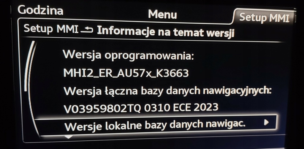 Audi A3 8V Aktualizacja Mapy MIB1 MSTD PANASONIC - 13940747341 ...