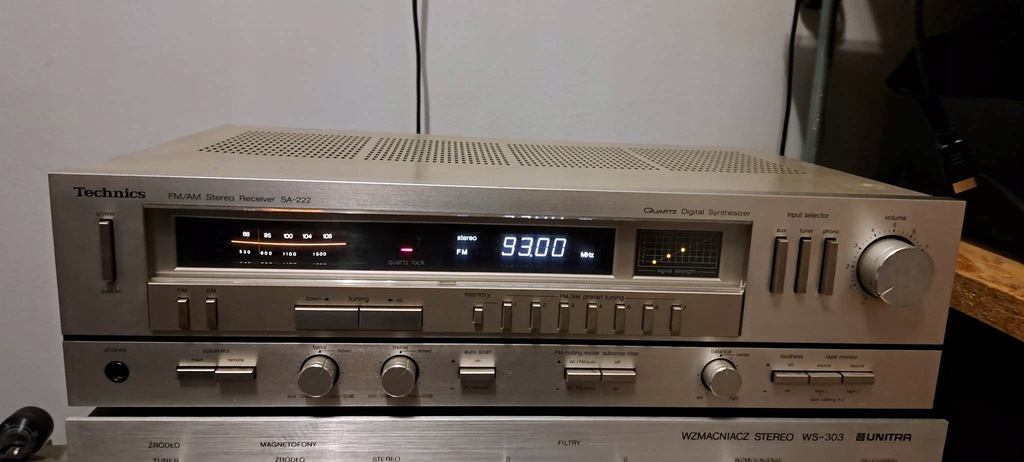 Amplituner Technics SA 222 1981 rok! *sprawny* - 13484760794 - oficjalne archiwum Allegro
