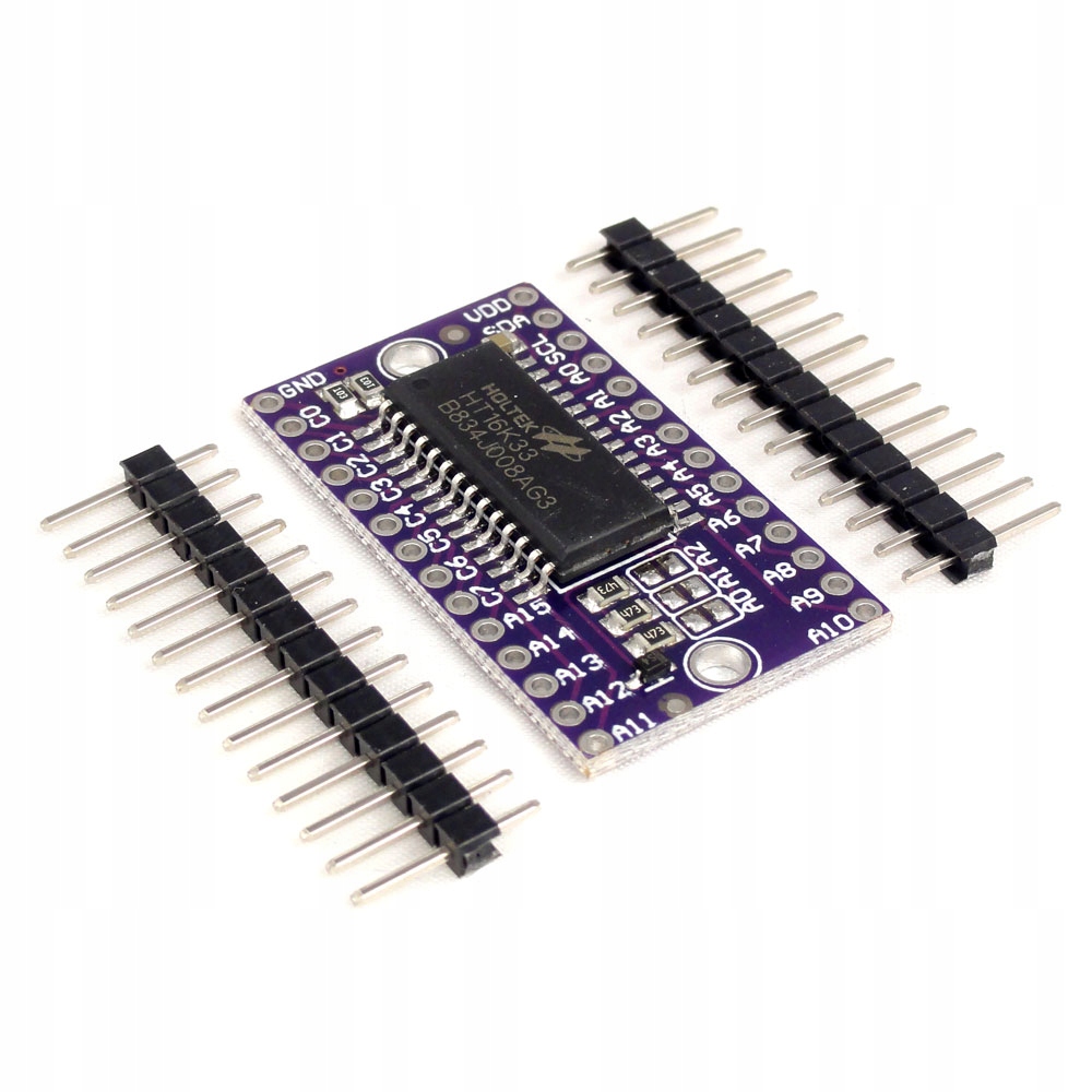 Moduł sterownika LED HT16K33 16x8 I2C - 9704813966 - oficjalne archiwum ...